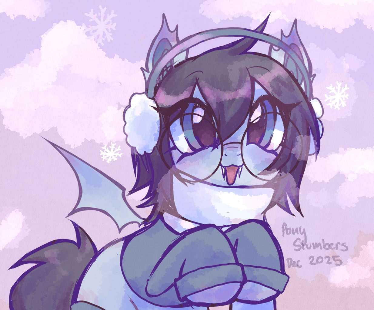 #3725732 - safe, artist:ponyslumbers, oc, oc only, bat pony, pony, bat ...