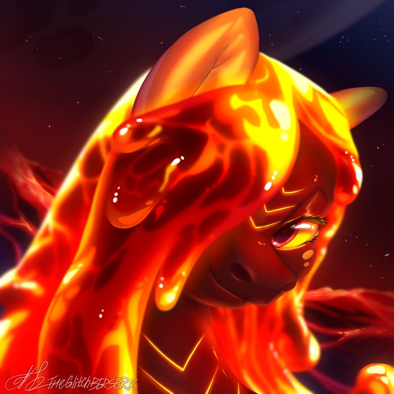 #3539863 - safe, artist:theglitchberserk, oc, oc only, elemental ...