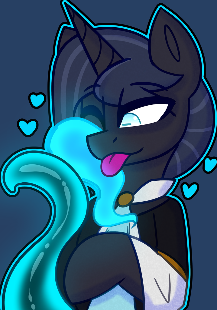 #3545757 - suggestive, artist:askhypnoswirl, oc, oc only, oc:sensual spirit, unicorn, :p ...