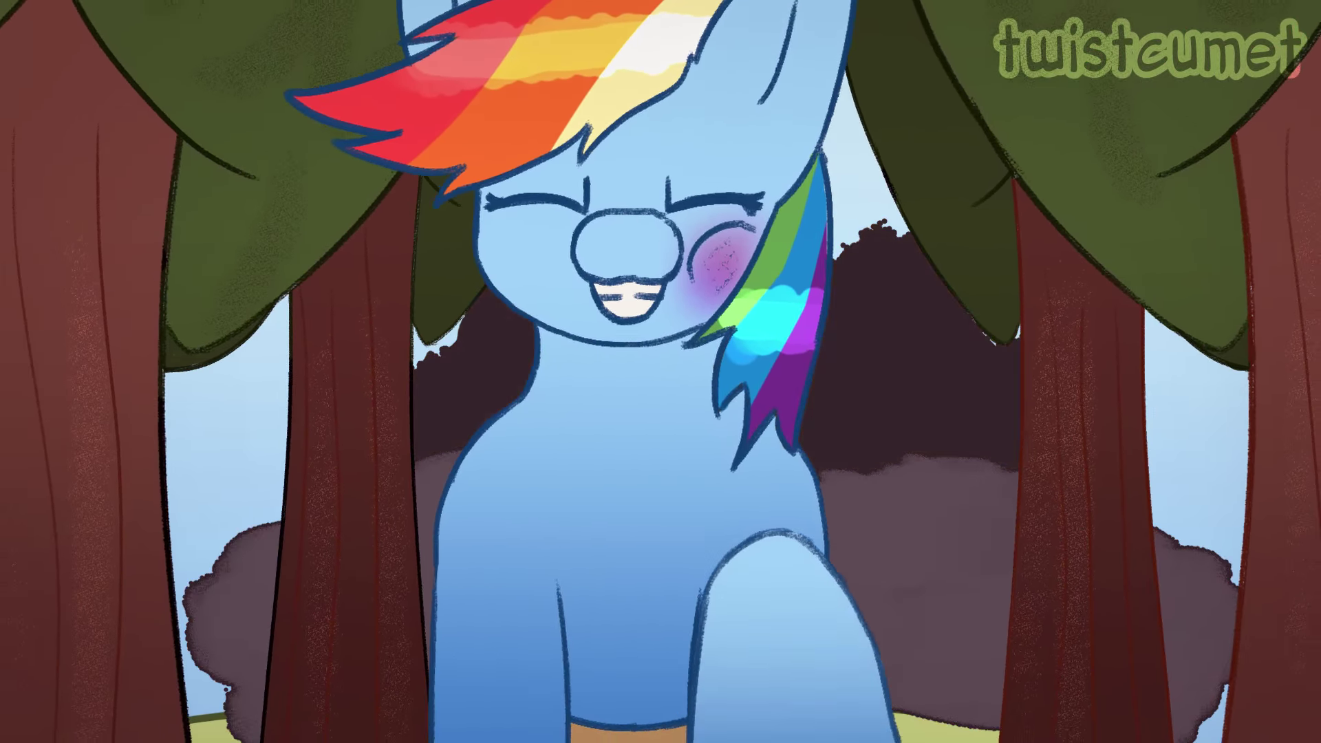 #3546182 - safe, artist:twistcumet, applejack, rainbow dash, earth pony ...