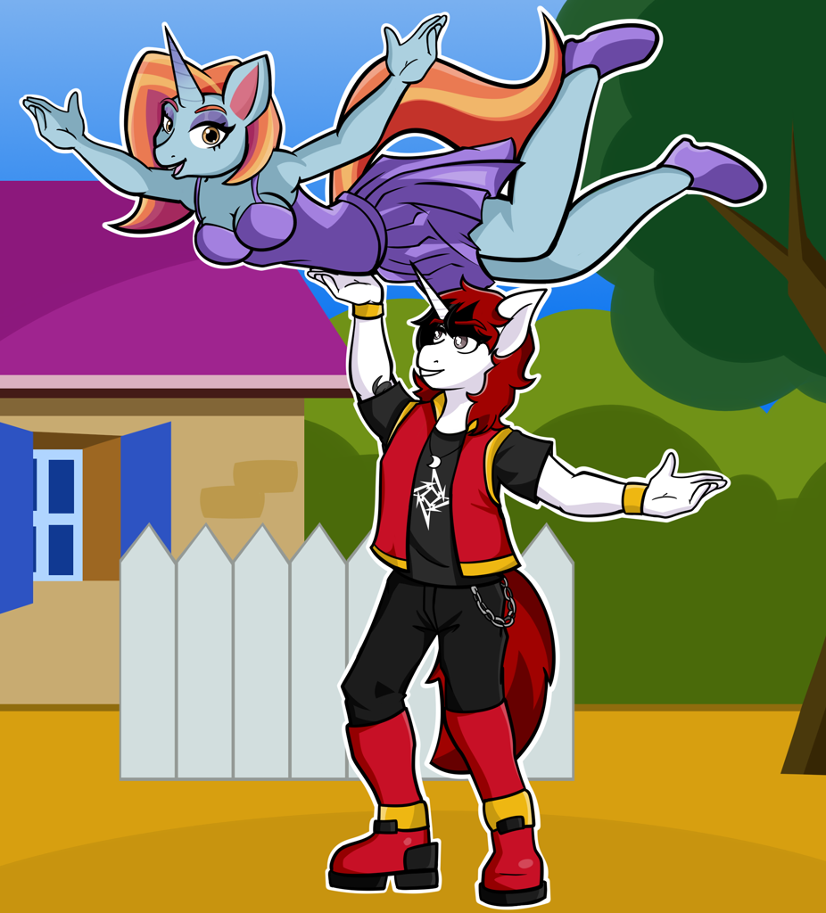 #3546664 - safe, artist:ryu_darko, sassy saddles, oc, oc:apollyon ...