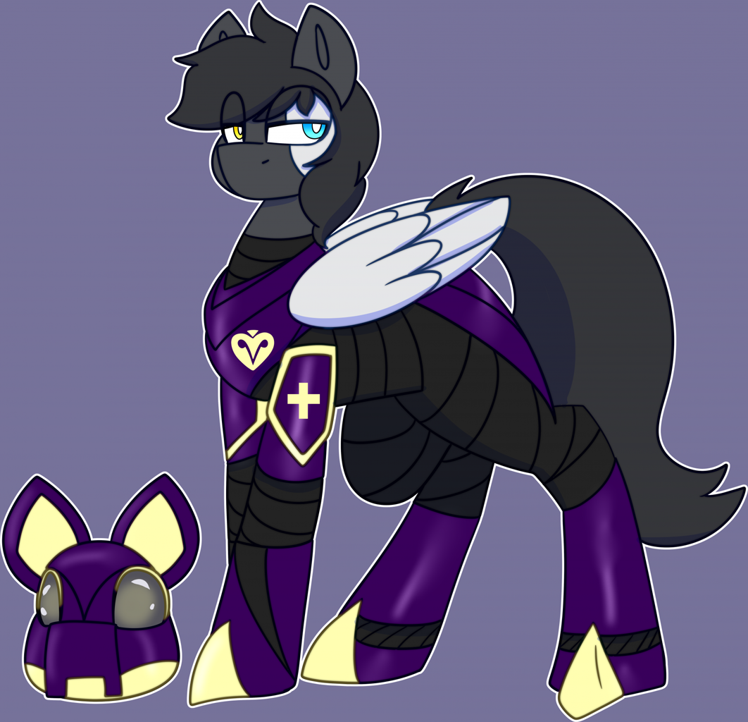 #3546944 - oc name needed, safe, artist:askhypnoswirl, oc, oc only, pegasus, armor, commission ...