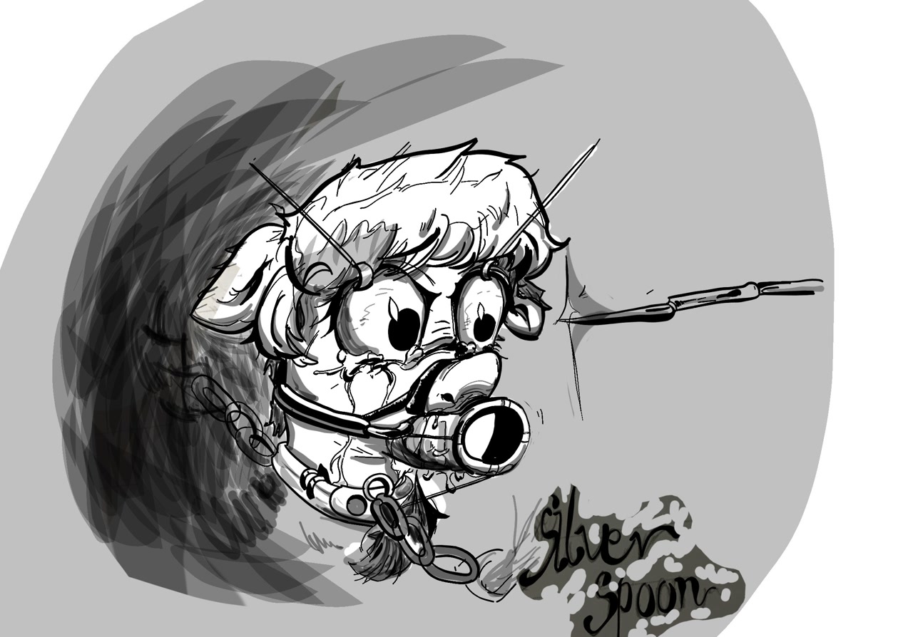 #3546975 - artist needed, grimdark, cheerilee, silver spoon, earth pony ...