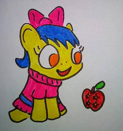 #3546994 - safe, artist:dex stewart, apple bloom, earth pony, pony, g4 ...