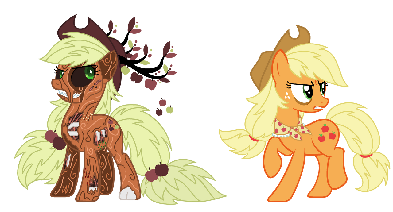 #3547216 - semi-grimdark, artist:friendshipizfucked, applejack, earth ...