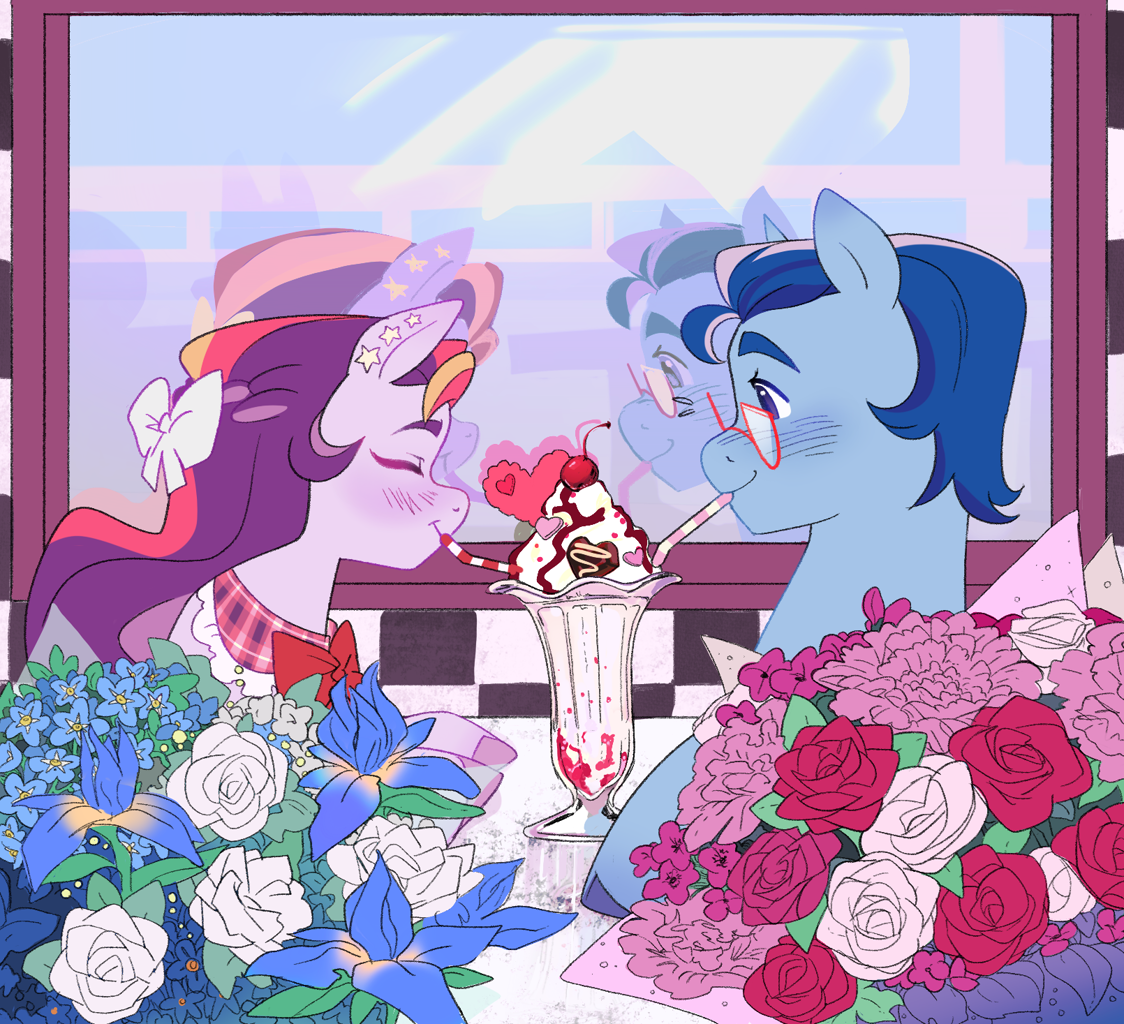 #3548223 - safe, artist:aztrial, argyle starshine, velvet starscout ...