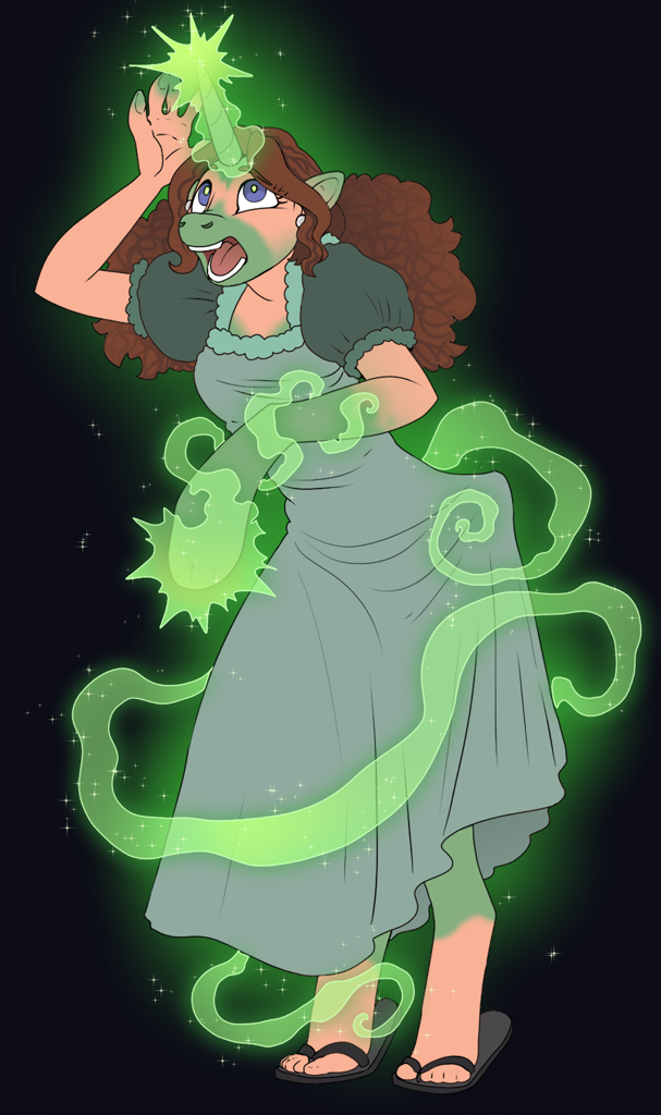 #3548611 - safe, artist:atcpony, oc, oc only, human, pony, unicorn ...