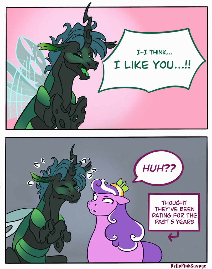 #3549050 - safe, artist:bella-pink-savage, screwball, oc, oc:mothball ...