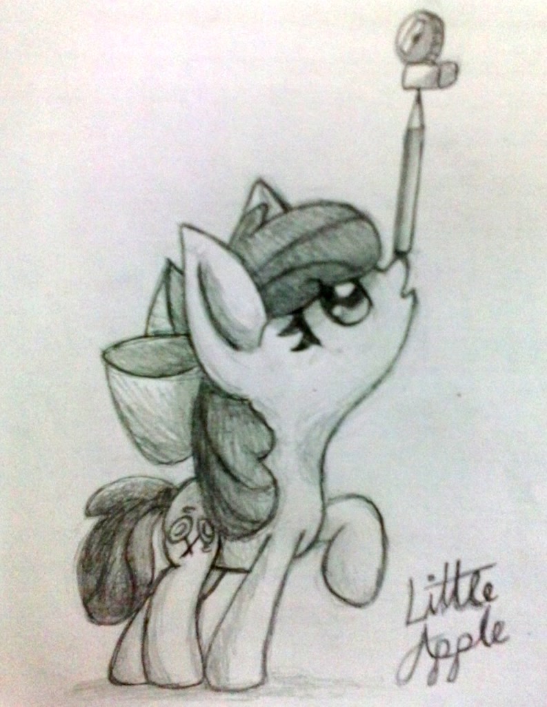 #3550343 - safe, artist:arielsbx, apple bloom, pony, ask little ...