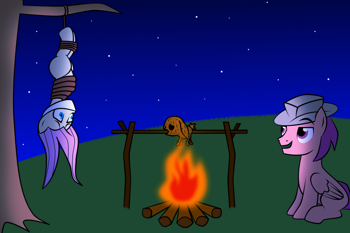 #3551542 - semi-grimdark, artist:lunascastle, angel bunny, fluttershy ...