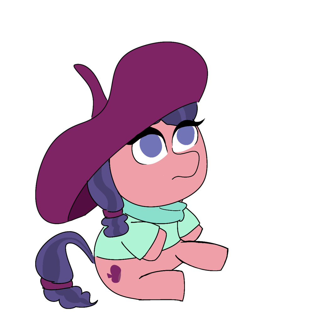 #3553491 - safe, artist:cosmicwaves35, raspberry beret, earth pony ...