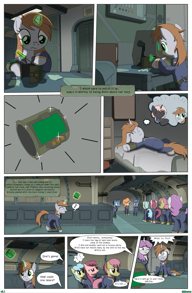 #3553772 - safe, artist:dddromm, oc, oc only, oc:littlepip, oc:velvet remedy, pony, unicorn ...