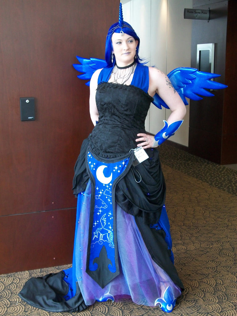 #3554764 - safe, artist:dr4physics, princess luna, human, g4 ...