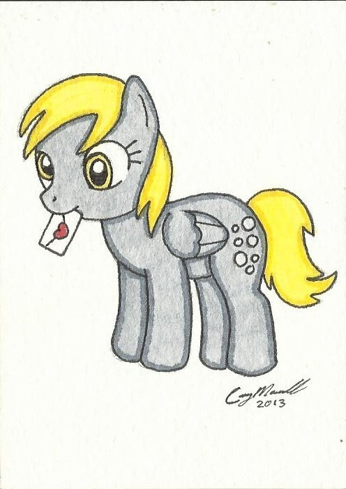 #3555330 - safe, artist:cqmorrell, derpy hooves, pegasus, pony, g4 ...