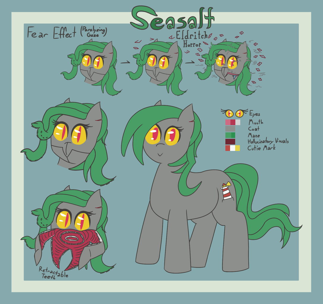 #3555955 - safe, oc, oc only, oc:seasalt, earth pony, monster pony ...