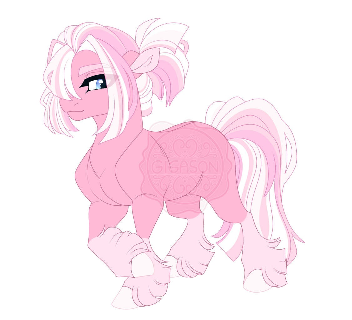 #3556603 - safe, artist:gigason, oc, oc:pink velvet, earth pony, pony, absurd resolution, female ...