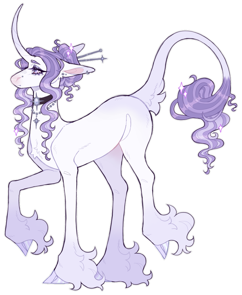 #3556610 - safe, artist:sleepy-nova, oc, oc:isabella, pony, unicorn, cloven hooves, female, horn ...