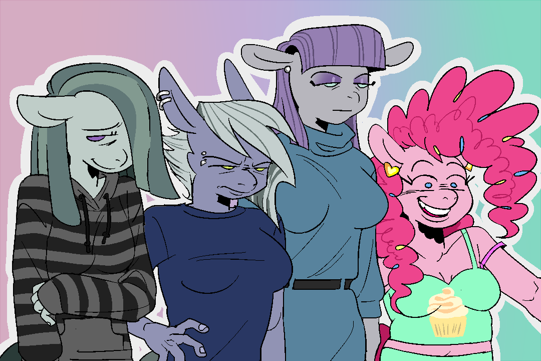 #3541605 - safe, artist:souper99, derpibooru exclusive, limestone pie ...