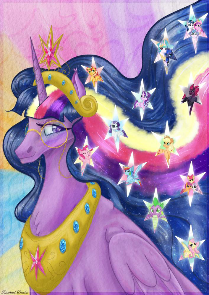 #3541971 - safe, artist:pierce_the_fork, apple bloom, applejack, fluttershy, pinkie pie ...