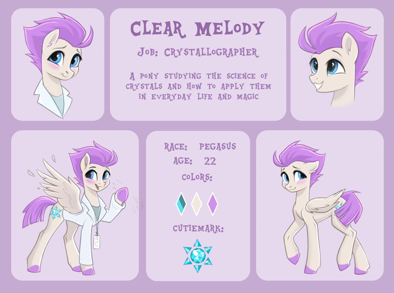 #3542582 - safe, artist:scheadar, oc, oc only, oc:clear melody, pegasus, pony, fanfic:the ...