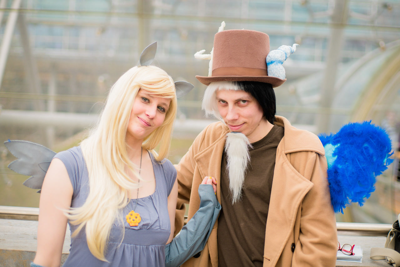 #3543133 - safe, derpy hooves, discord, human, g4, 2016, brony fair ...