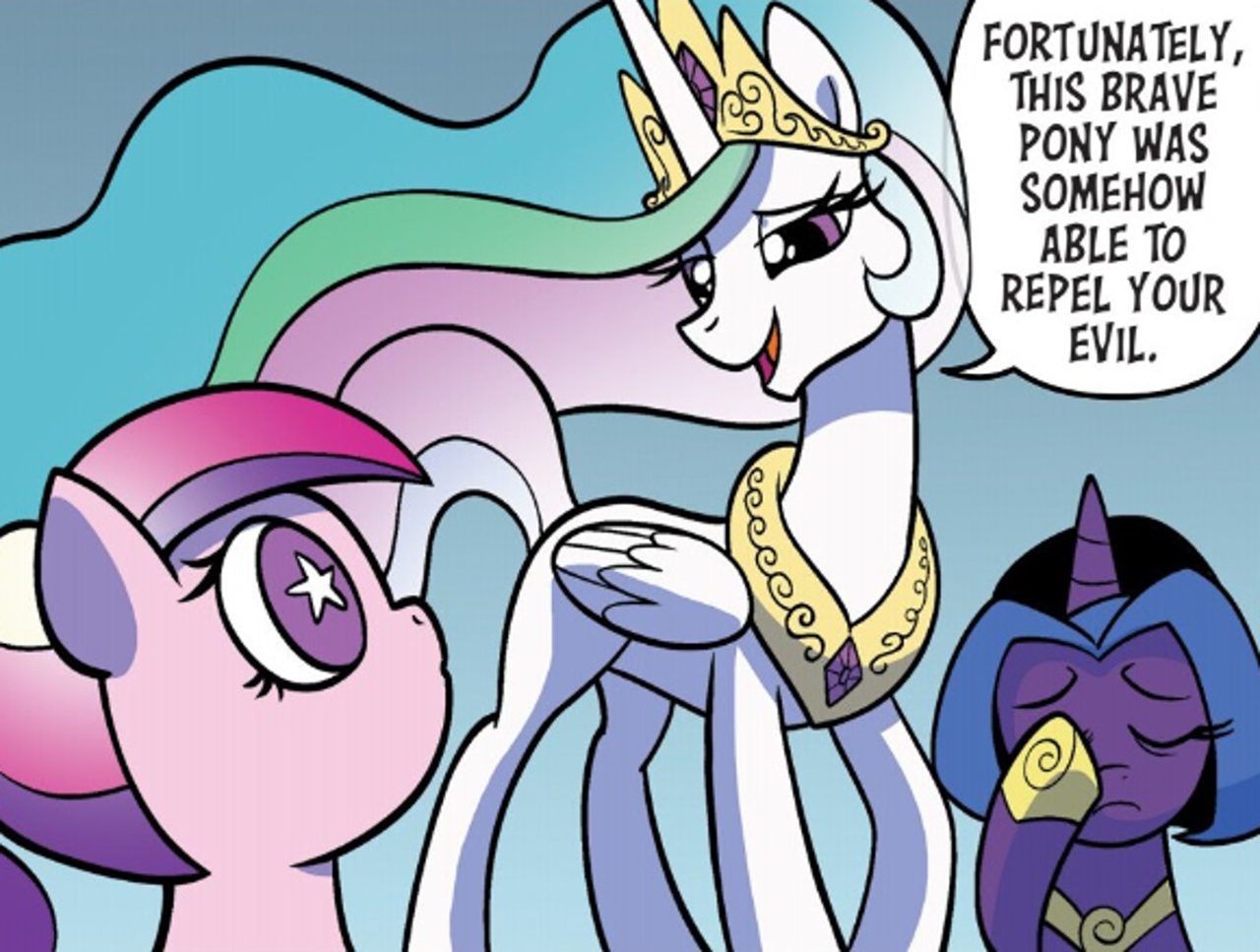 #3544685 - safe, idw, princess cadance, princess celestia, prismia ...