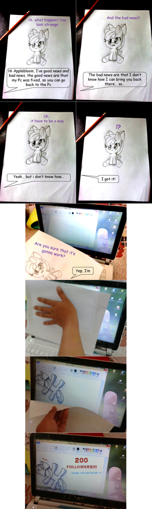 #3544732 - safe, artist:arielsbx, apple bloom, pony, ask little ...