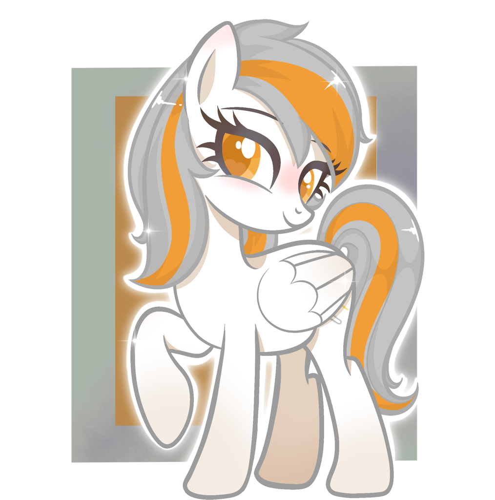 #3544918 - artist needed, safe, oc, oc only, oc:daodao, pegasus, folded wings, looking at you ...