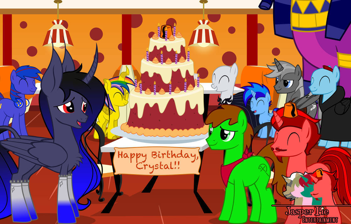 #3557481 - safe, artist:jasperpie, oc, oc:crystal gemstone, oc:eleboy ...