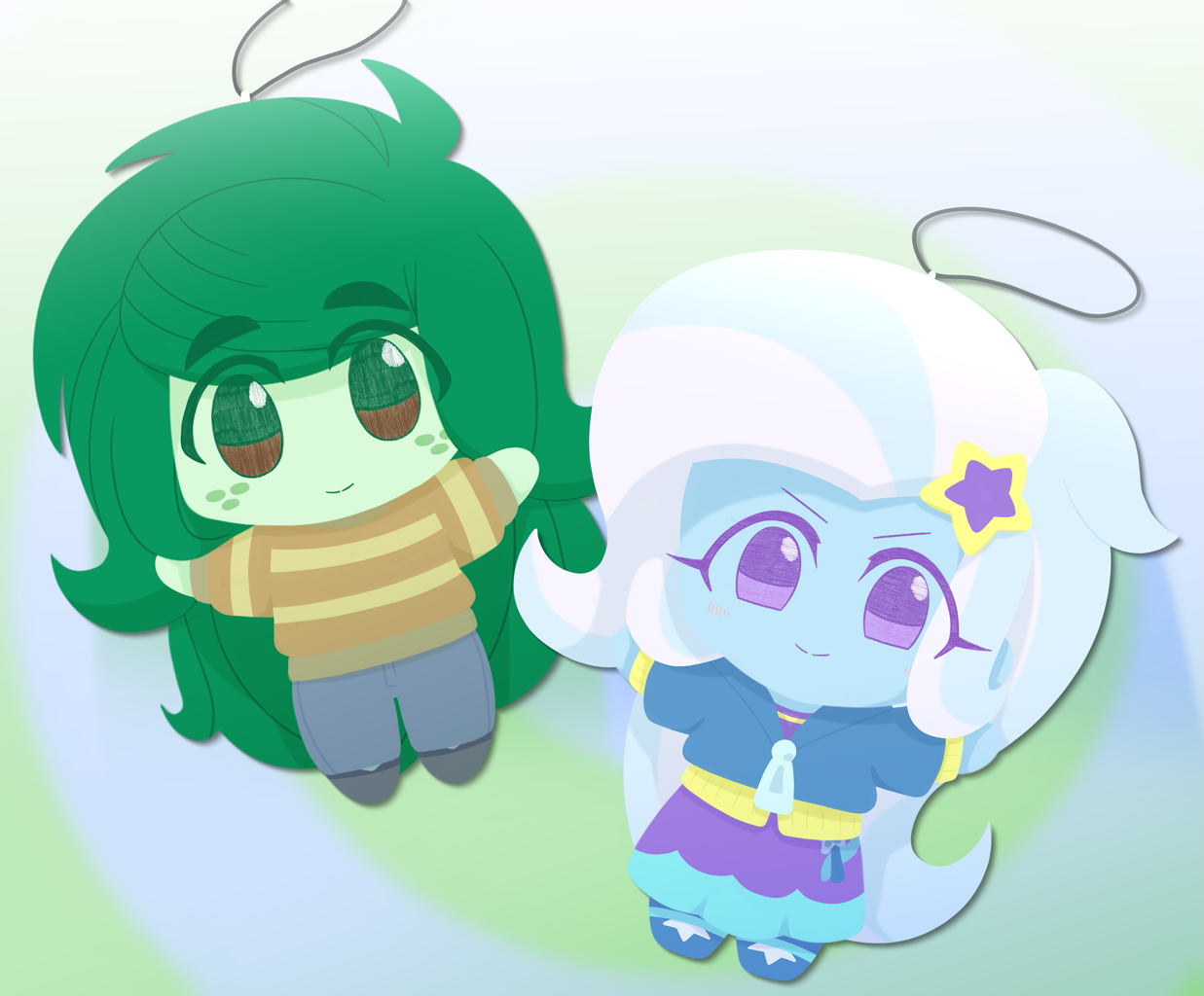 #3563761 - safe, artist:batipin, trixie, wallflower blush, equestria ...