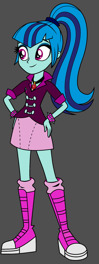 #3565333 - safe, artist:dragonkingamn, sonata dusk, human, equestria ...