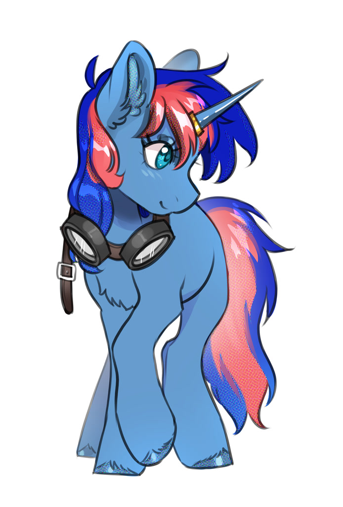 #3565444 - safe, artist:opalacorn, oc, oc only, oc:ryo, pony, unicorn, chest fluff, female ...