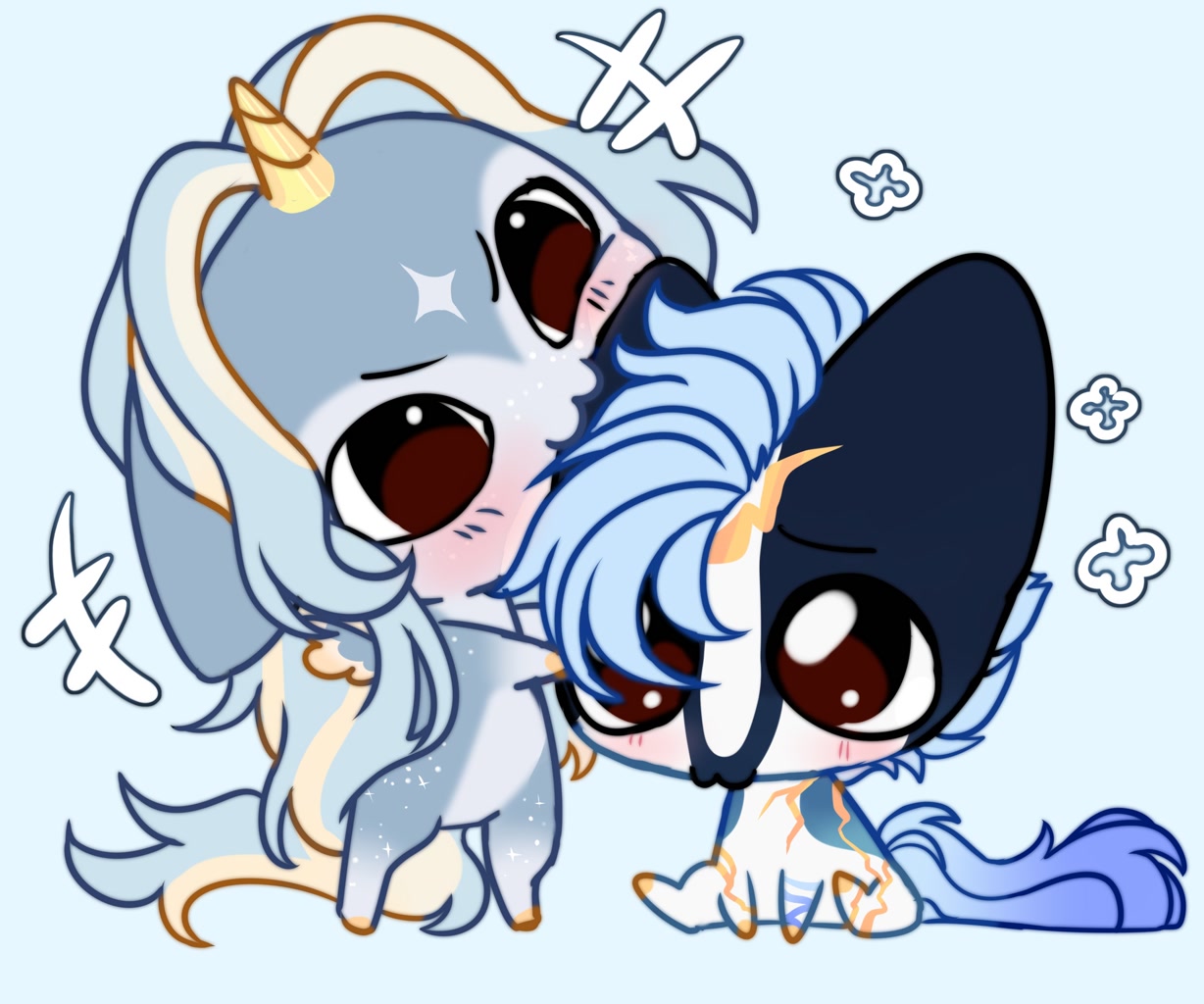 #3565637 - safe, artist:konejo, part of a set, oc, oc only, pony, unicorn, :3, bipedal, biting ...