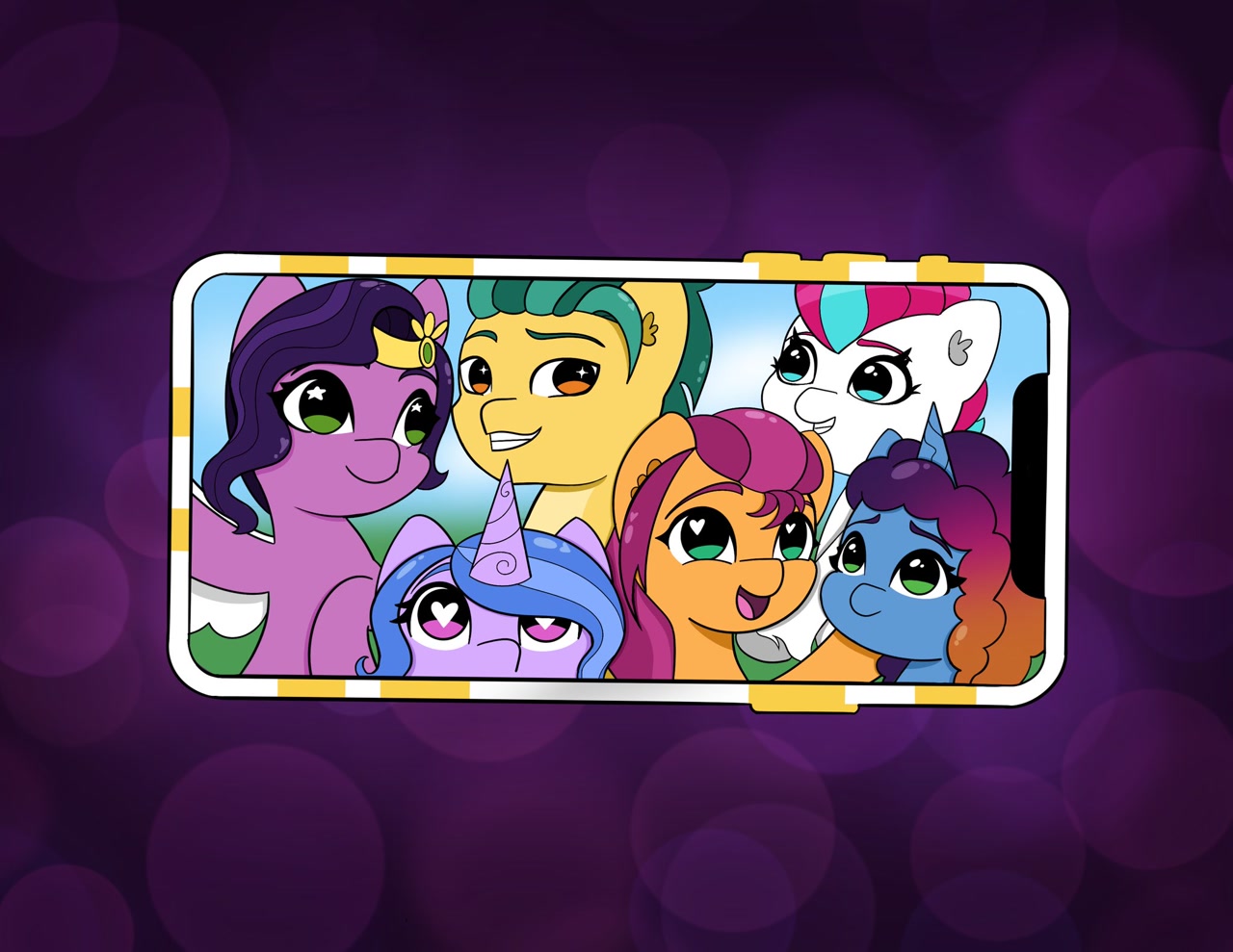 #3566144 - safe, artist:geekys_pins, hitch trailblazer, izzy moonbow ...