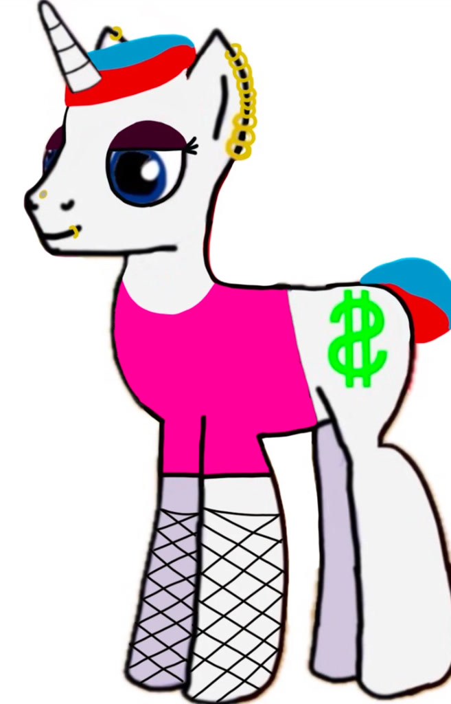#3566756 - safe, artist:kingofmlp, oc, oc only, oc:mare l money, pony, 1000 hours in ms paint ...