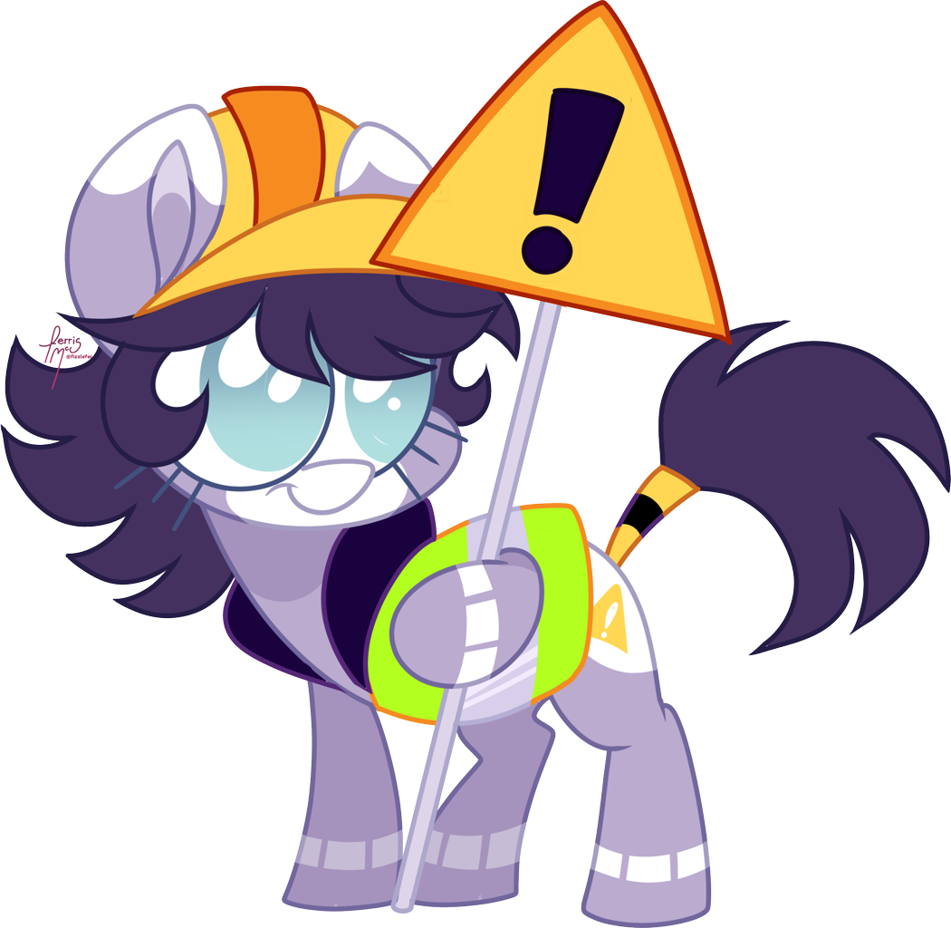 #3566880 - safe, artist:fizzlefer, oc, oc only, earth pony, pony, clothes, female, hard hat, hat ...