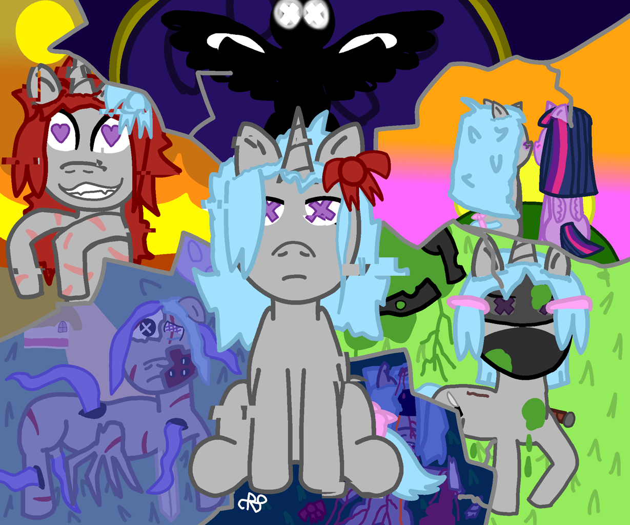 #3567738 - semi-grimdark, artist:rueful spectra, twilight sparkle, oc ...