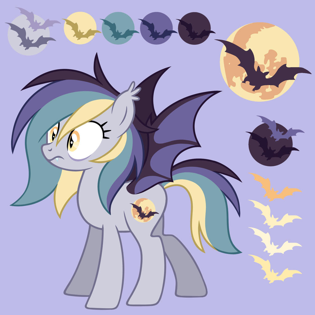 #3558268 - safe, artist:czscribbles, oc, oc only, bat pony, pony, bat pony oc, reference sheet ...