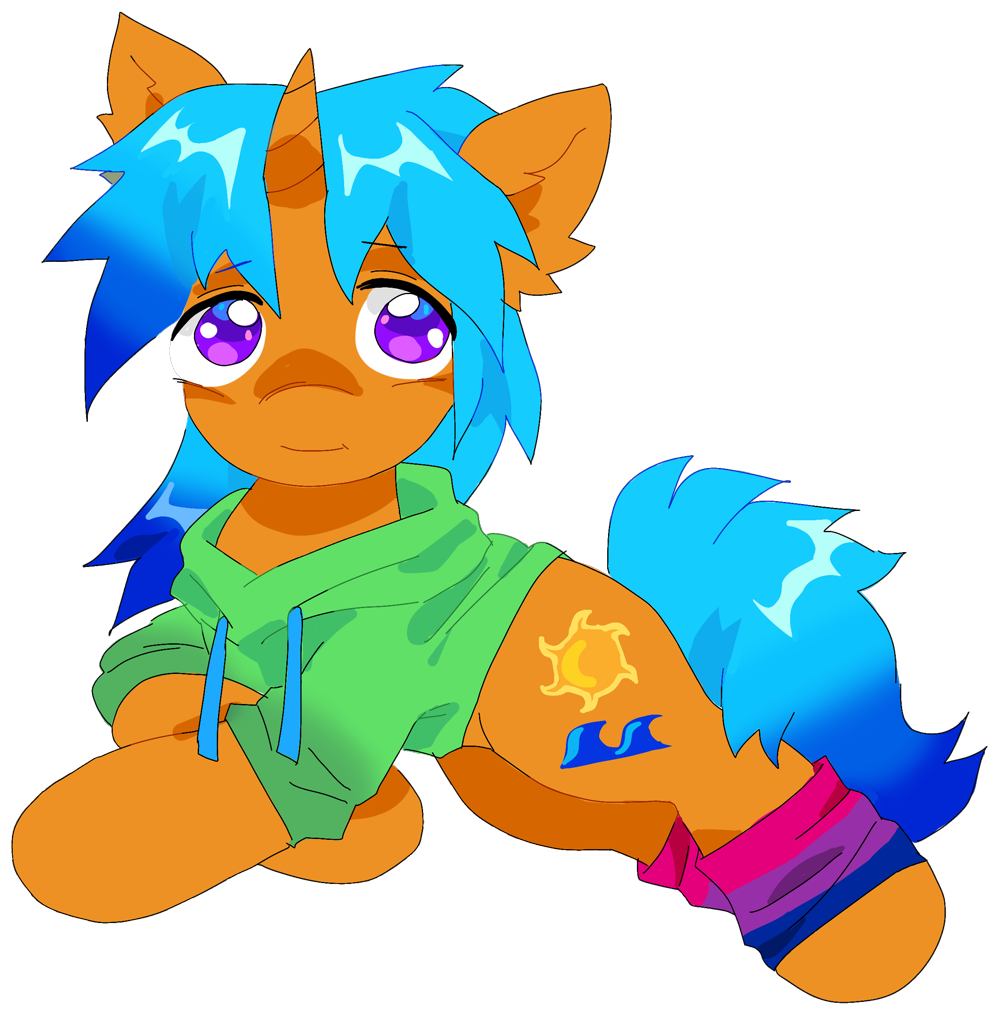 #3558500 - safe, artist:funnyhat12, oc, oc only, oc:solar wave, pony ...
