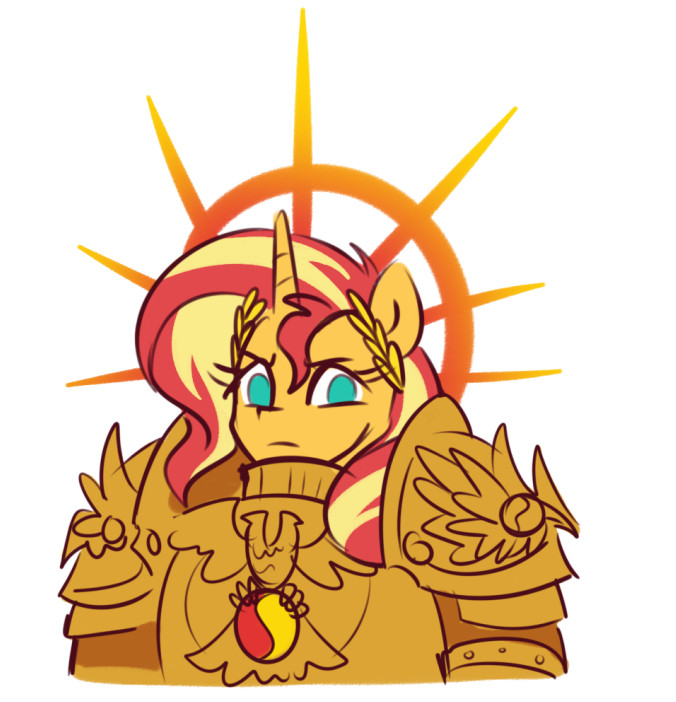 #3570506 - safe, artist:limedazzle, sunset shimmer, unicorn, anthro, g4 ...