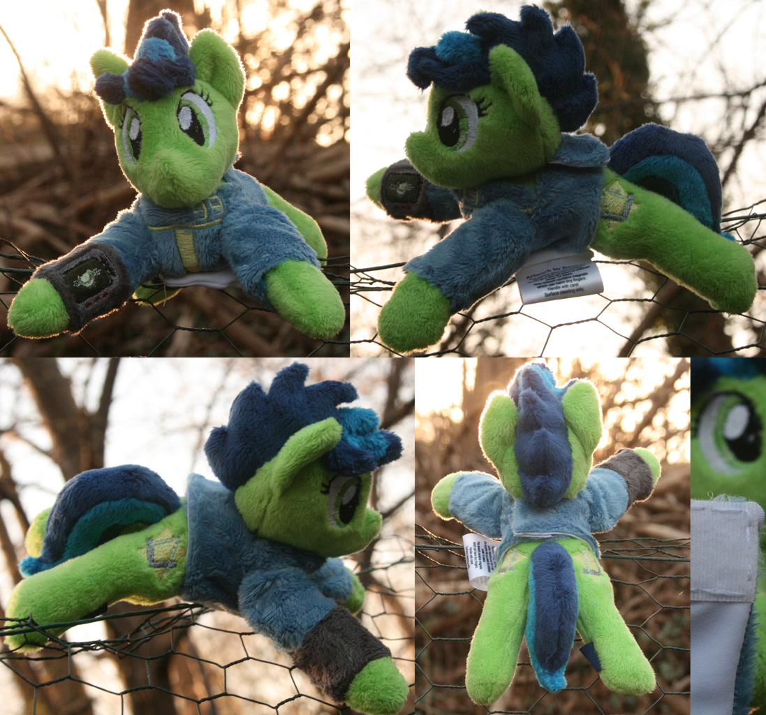 #3571205 - safe, artist:bastler, oc, oc only, oc:scotch tape, earth pony, pony, fallout ...