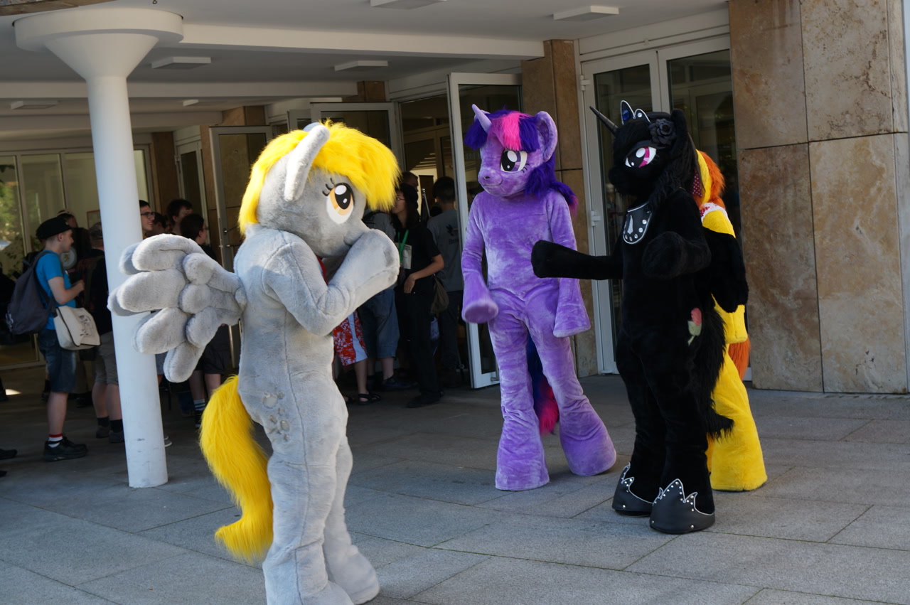 #3572025 - safe, artist:atalonthedeer, derpy hooves, rainbow dash ...