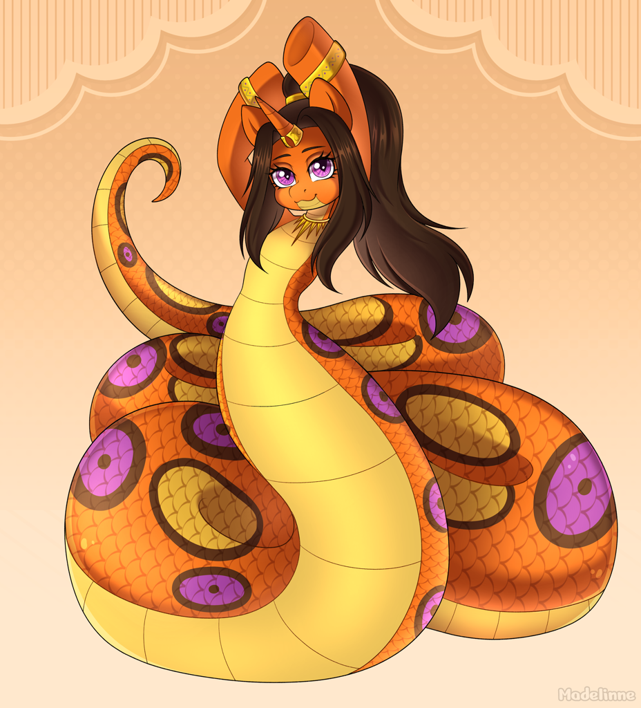 #3572330 - safe, artist:madelinne, oc, oc only, oc:lumo, lamia, original species, dancing ...