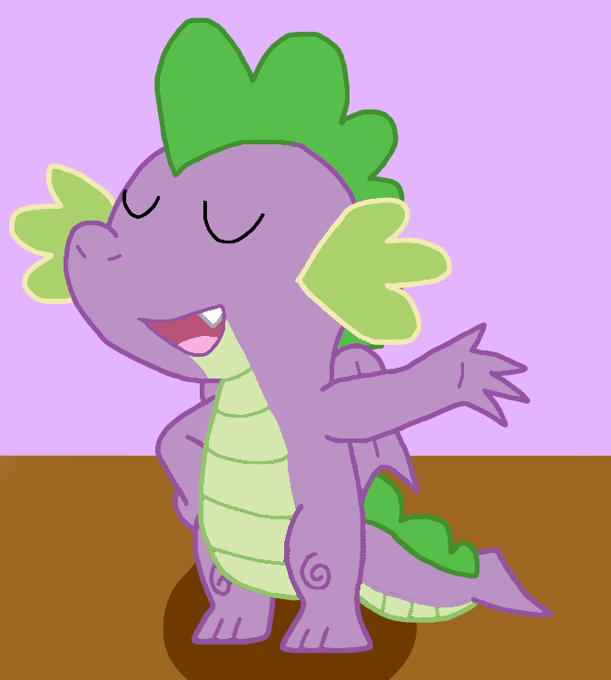 #3572772 - safe, artist:cmara, spike, dragon, g4, eyes closed, male ...