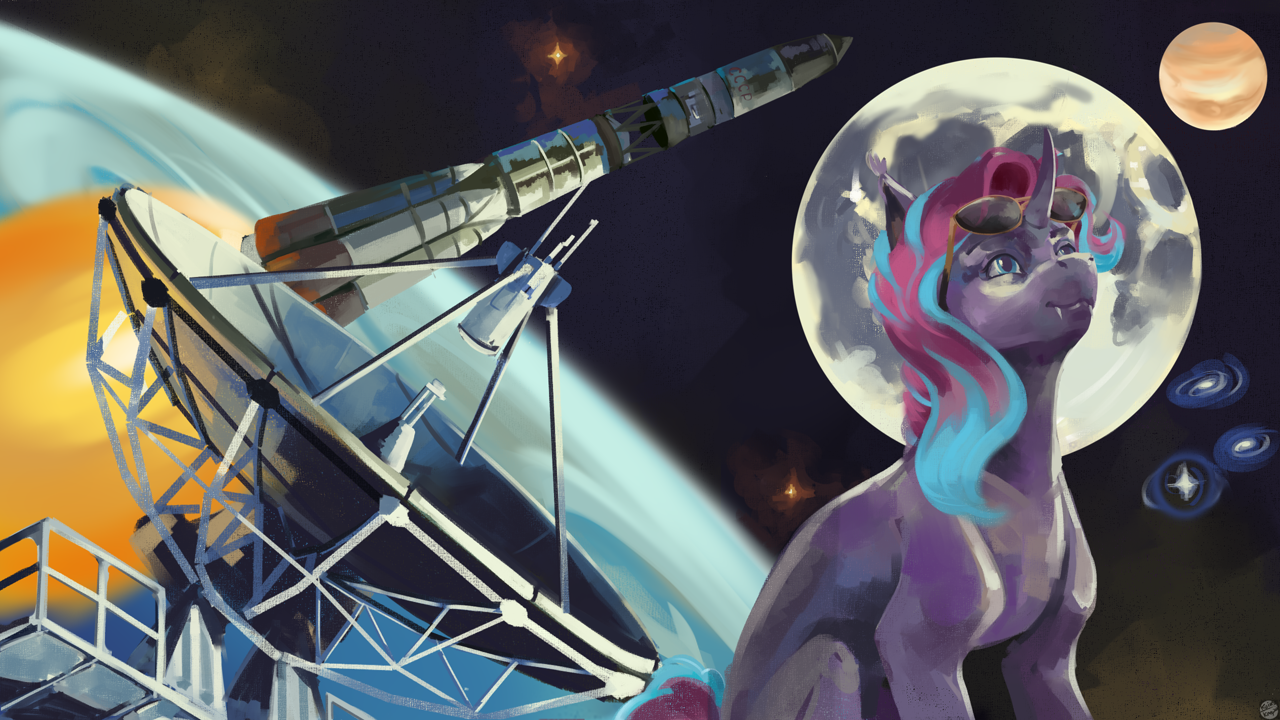 #3572838 - safe, artist:krapinkaius, oc, oc only, oc:synthie glitch, bat pony, bat pony unicorn ...