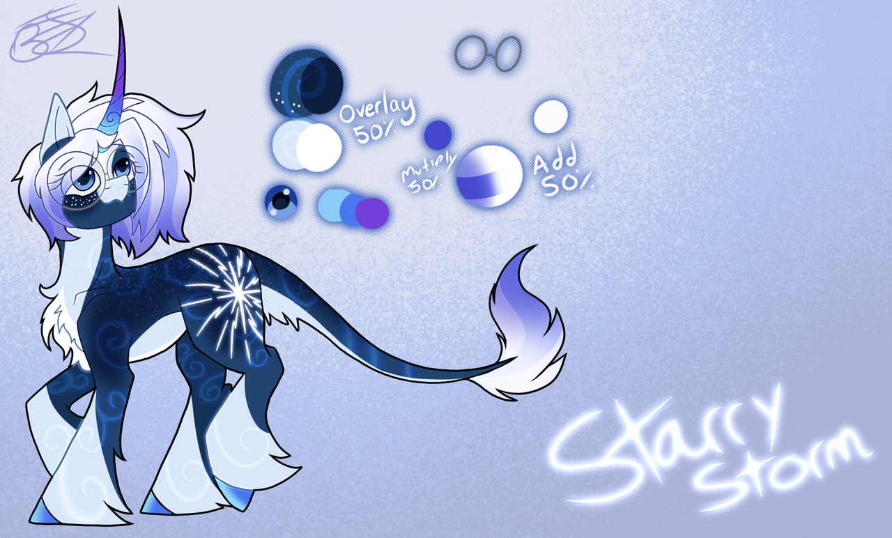 #3573458 - safe, artist:blujayz, oc, oc only, oc:starry storm, pony ...