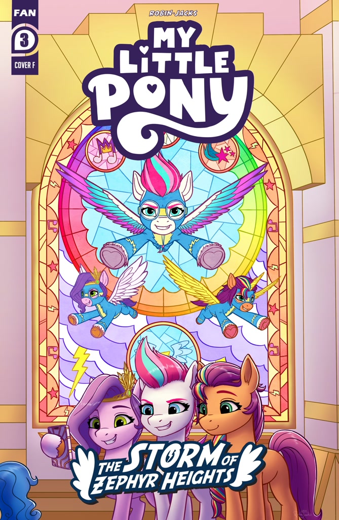 #3573628 - safe, artist:robin jacks, izzy moonbow, pipp petals, sunny ...