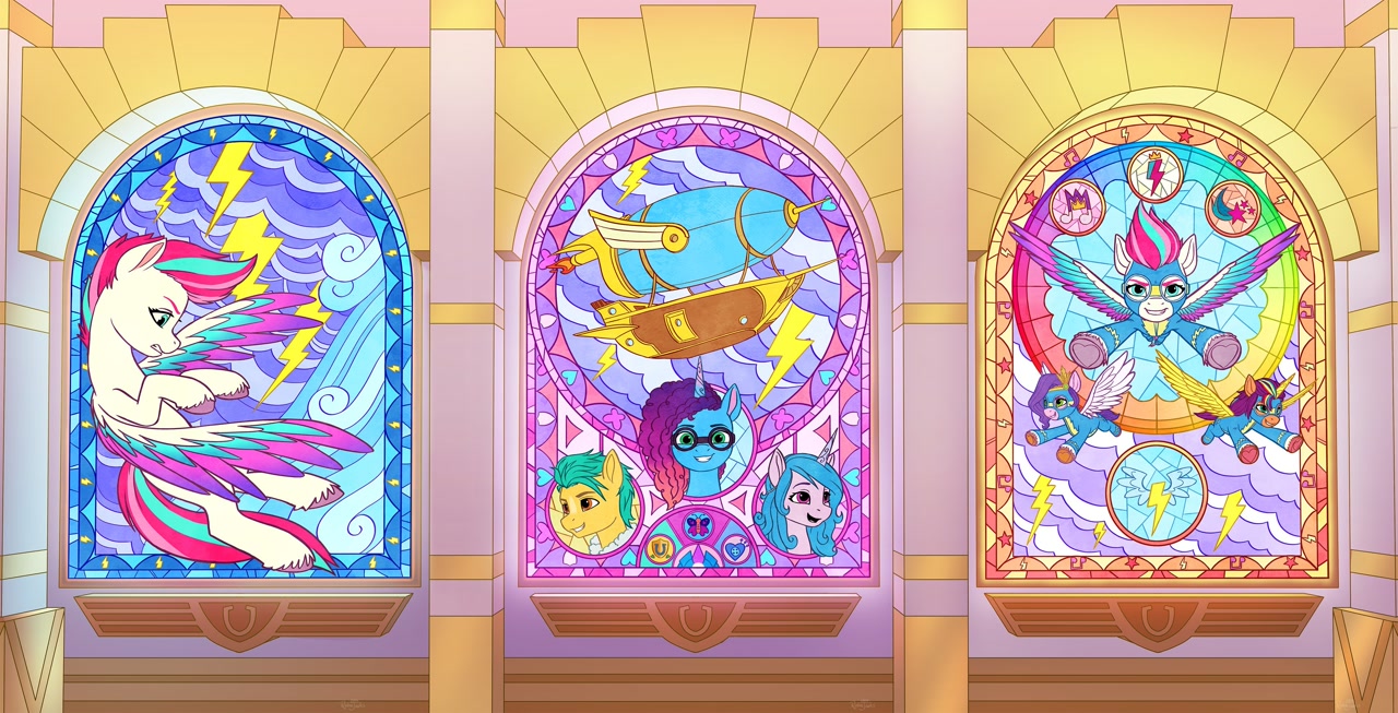 #3573637 - safe, artist:robin jacks, hitch trailblazer, izzy moonbow ...