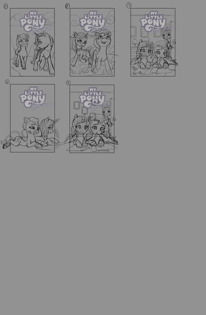 #3573657 - safe, artist:robin jacks, idw, aloysius, izzy moonbow ...