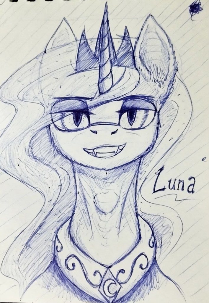 #3573706 - safe, artist:egogosha125, princess luna, alicorn, pony, g4 ...